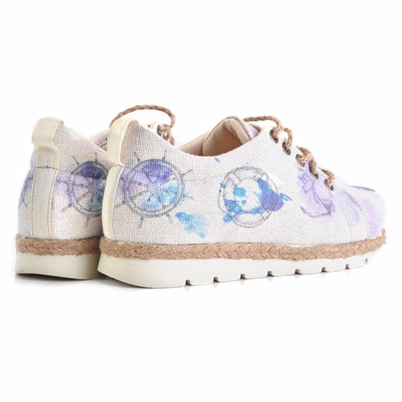 Goby | Shoes | Goby Shoes Blue Nautical Compass Sneakers | Poshmark